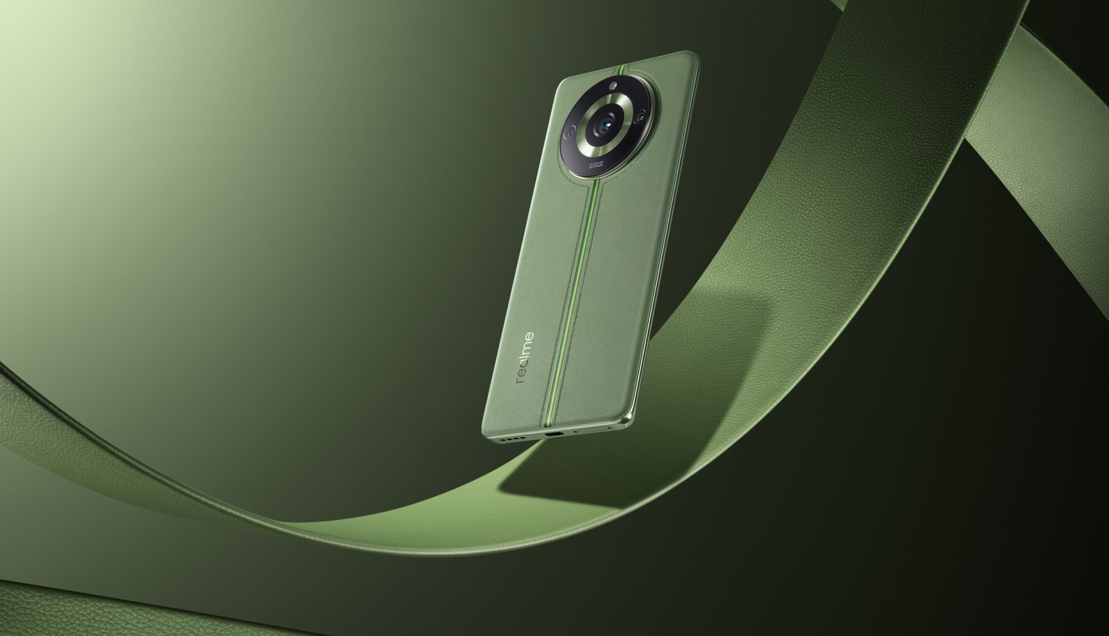 Celular Realme 11 PRO Plus 256GB 8GB RAM Oasis Green - Lançamento